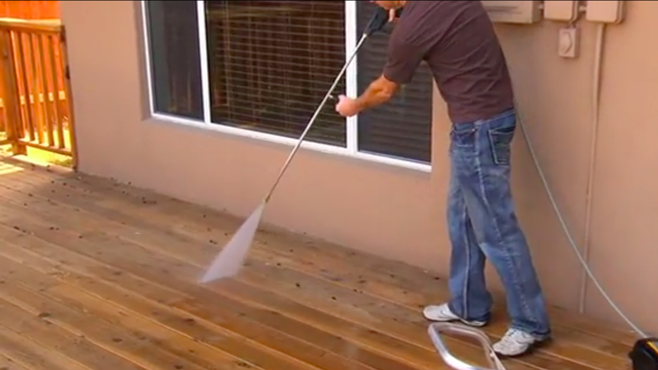 How To Properly Pressure Wash Deck How To Videos Mi T M